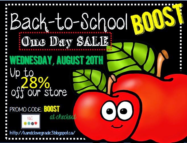 Back-to-School BOOST Sale! One day only!