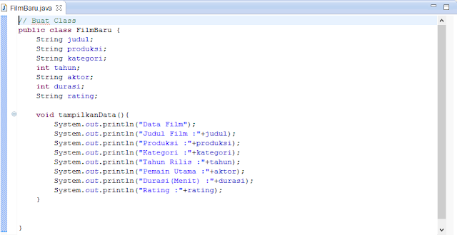 Membuat Class dan Object Java