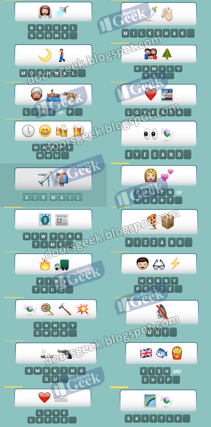 Emoji Pop [Level 3] ~ Doors Geek