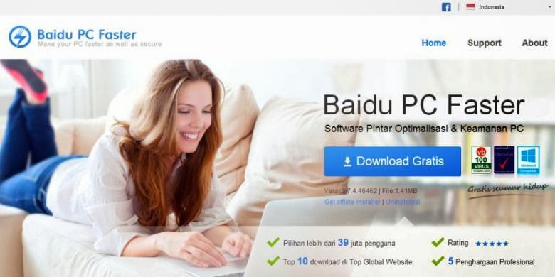 Optimalisasi PC dengan Baidu PC Faster - Extra Madura
