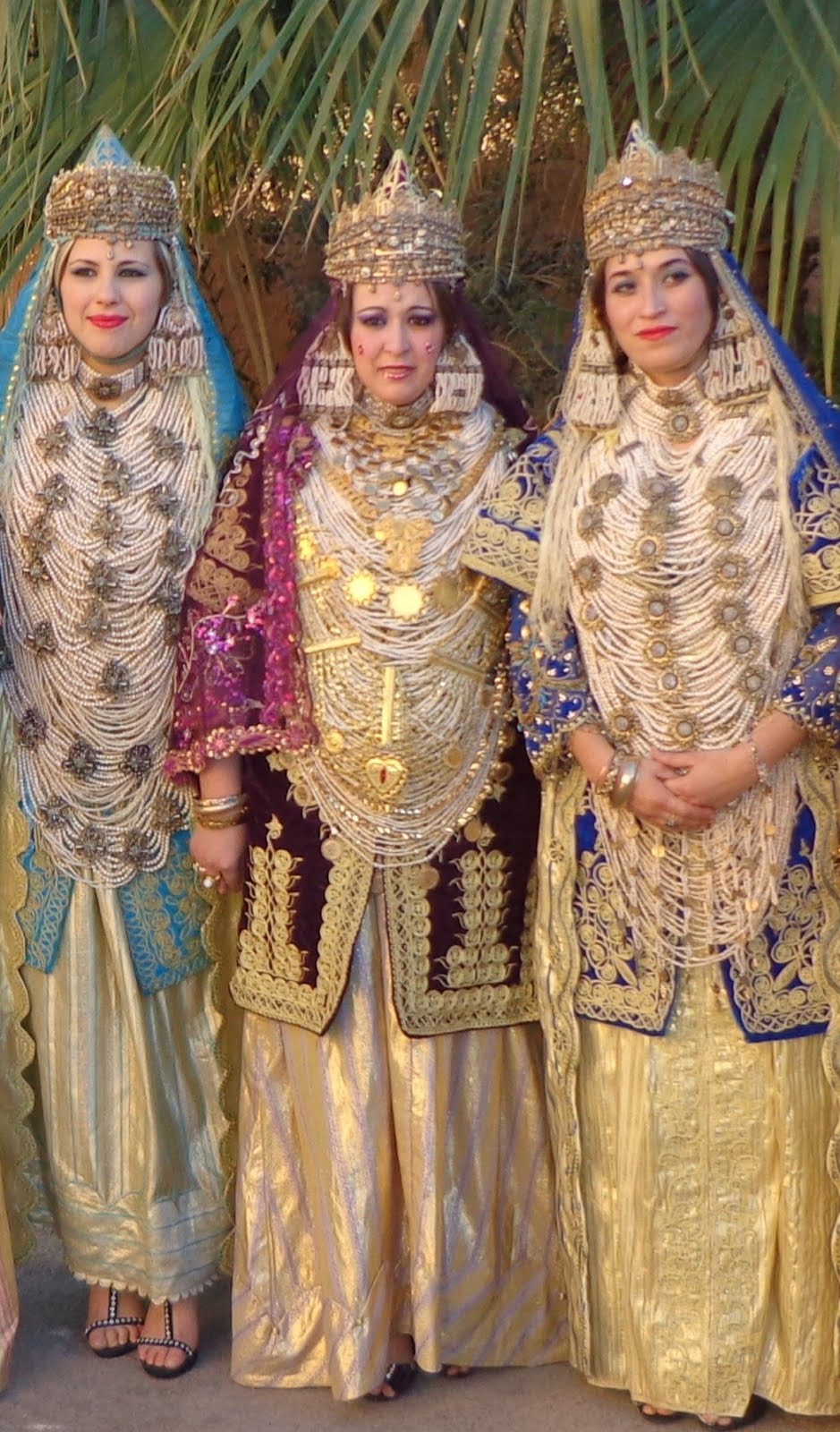 TLEMCEN : le costume nuptial (la Chedda) Tlemcenien classé patrimoine de l’humanité par l'UNESCO.