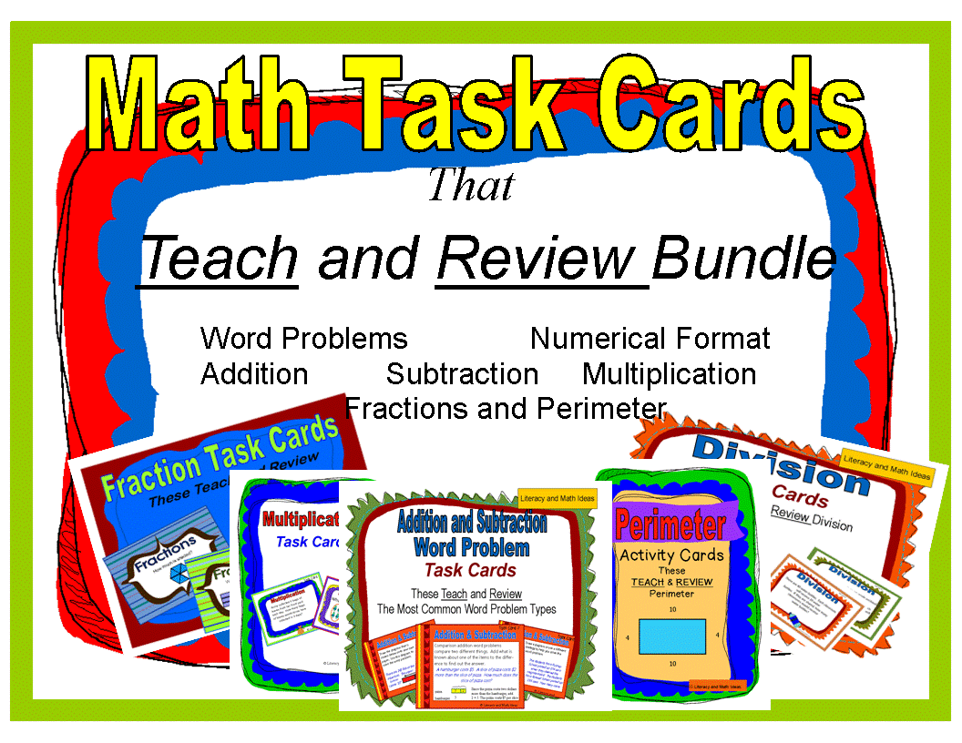 Simply Centers: Self-Teaching Math Task Cards