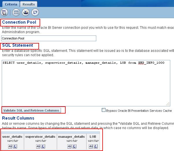 OBIEE: Direct Database Request in OBIEE OBIEE: Direct Database Request in OBIEE