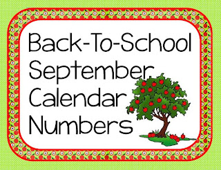 Back to Class and September Calendar Freebie