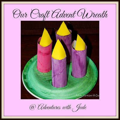 Adventures with Jude: A Craft Advent Wreath