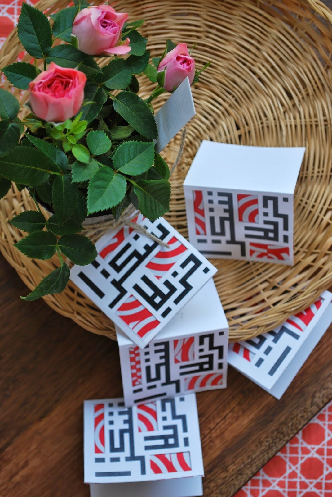 Reinventing Nadine Arabic Thank You Card Square Kufi Script reinventing-nadine-arabic-thank-you-card-square-kufi-script