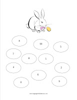 Language for Little Learners: Easter Worksheet - French Numbers