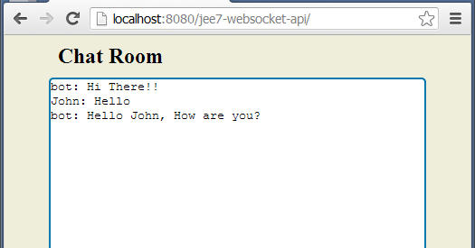 Strive to know a little about a lot: JSR 356 - Java API for Websocket ... Strive to know a little about a lot: JSR 356 - Java API for Websocket ...