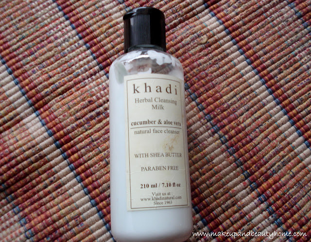 Khadi Herbal Cucumber and Aloe Vera Cleansing Milk Review