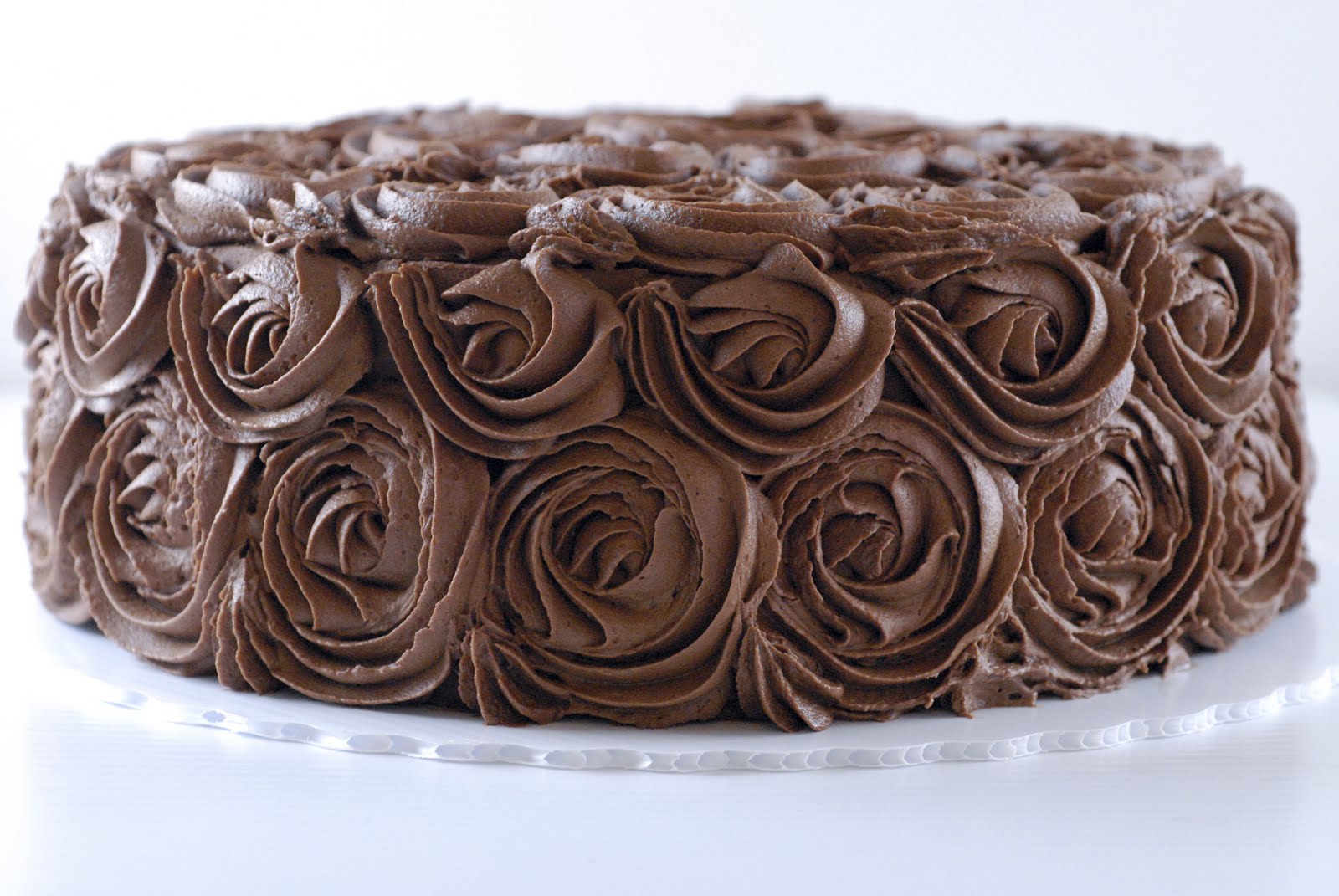 Chocolate Rose Wedding Shower Cake With Pastry Cream Filling chocolate-rose-wedding-shower-cake-with-pastry-cream-filling