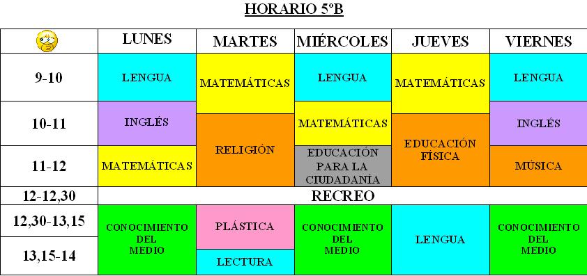 1000+ images about School schedule and classes (El horario escolar/Las ...