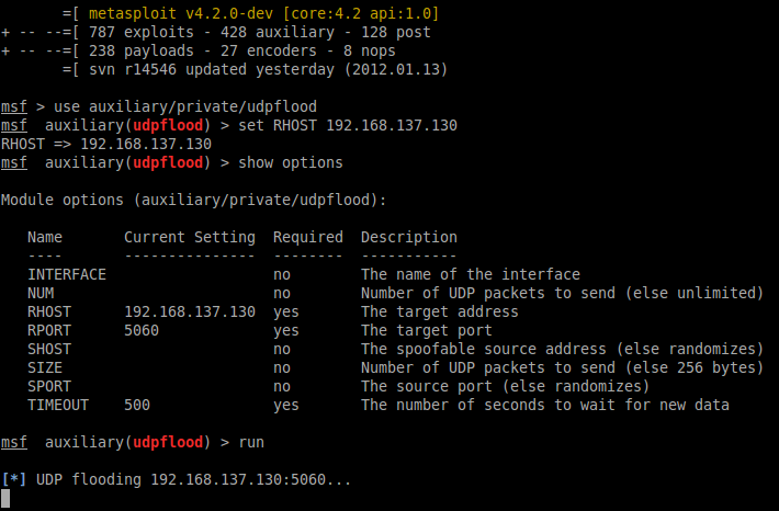 Desarrollando para Metasploit (II) : Módulos auxiliares ~ Security By Default