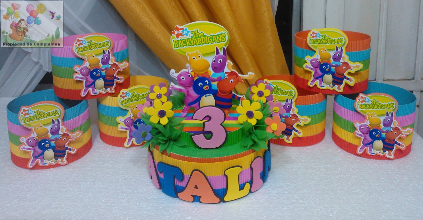 Adornos para cumpleaños Backyardigans - Imagui