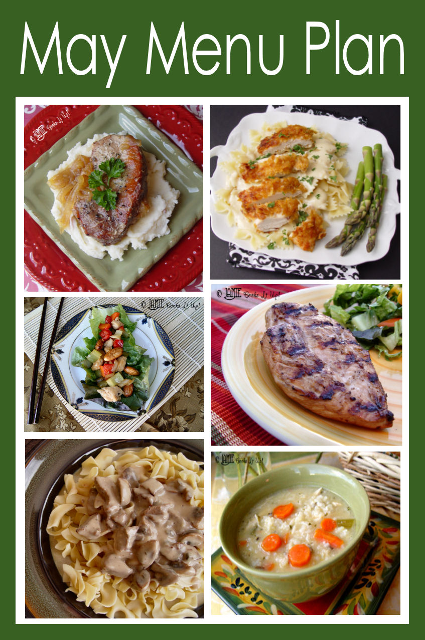 May Menu Plan 2012 – Jamie Cooks It Up