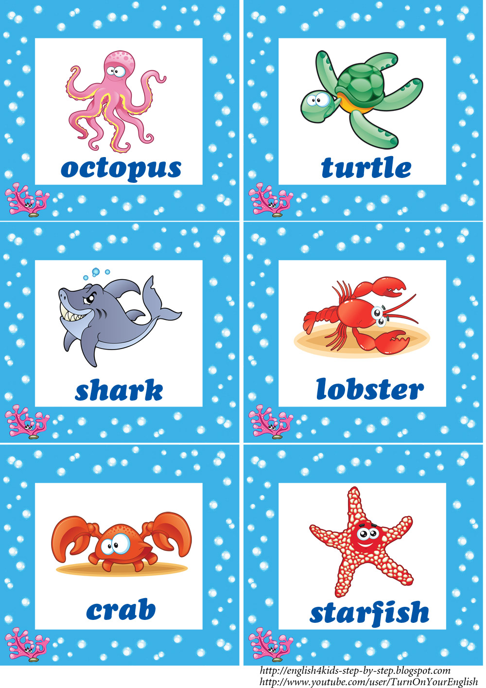 English for Kids Step by Step: Deep in the Ocean, Deep in the Sea ...