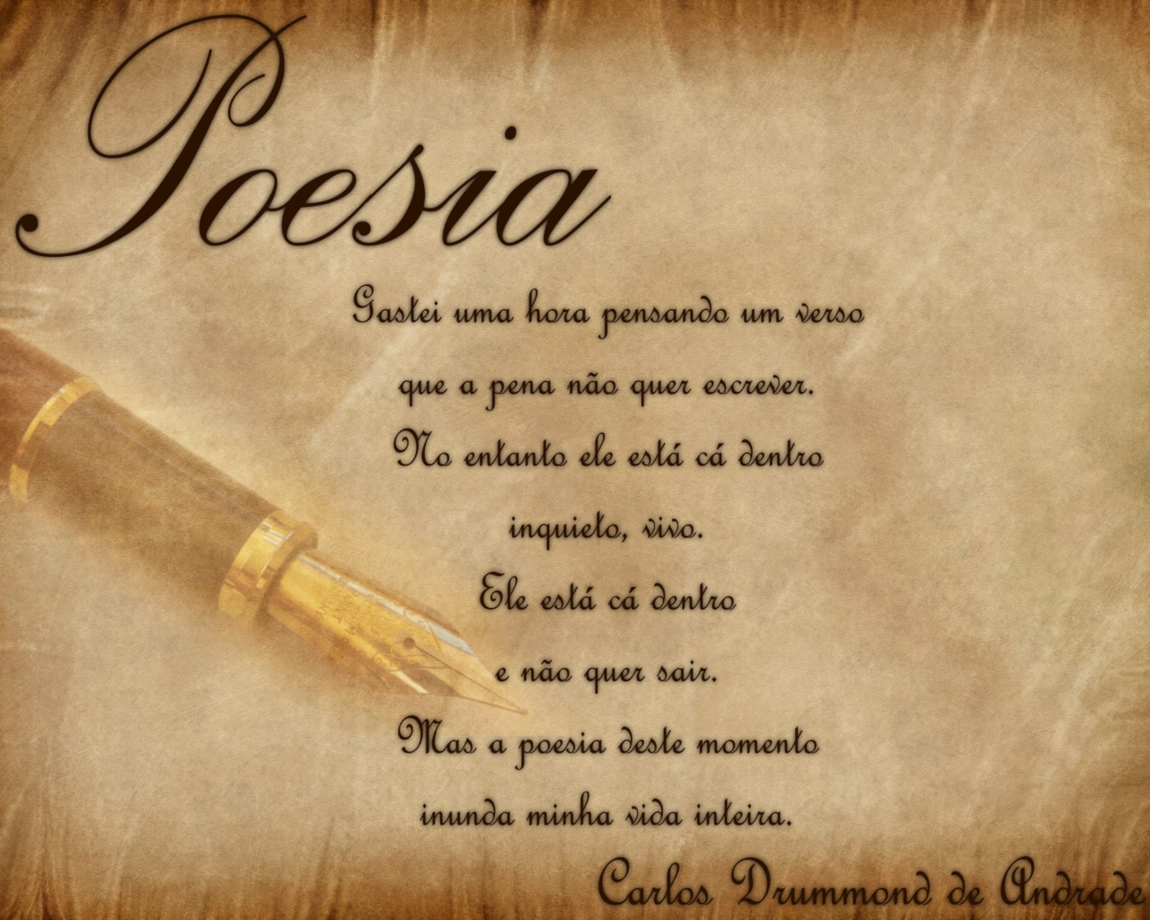 A Tela da Reflexão: Poesia do dia - Poesia - de Carlos Drummond de Andrade A Tela da Reflexão: Poesia do dia - Poesia - de Carlos Drummond de Andrade