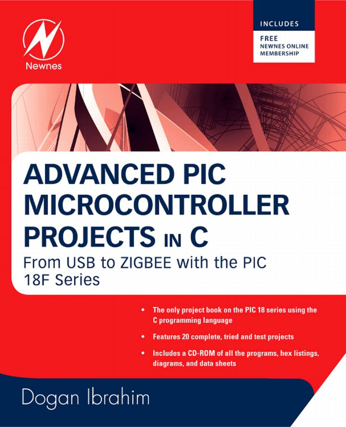 Free eBooks: Advanced PIC Microcontroller Projects in C: From USB to RTOS with the PIC 18F Series