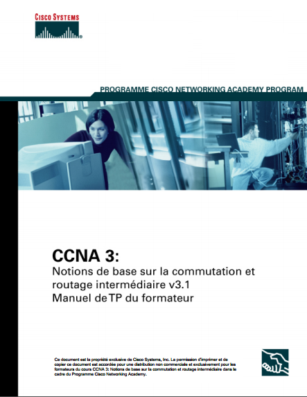 Manuel de TP du formateur Tout TP CCNA 3 PDF | Professional technology