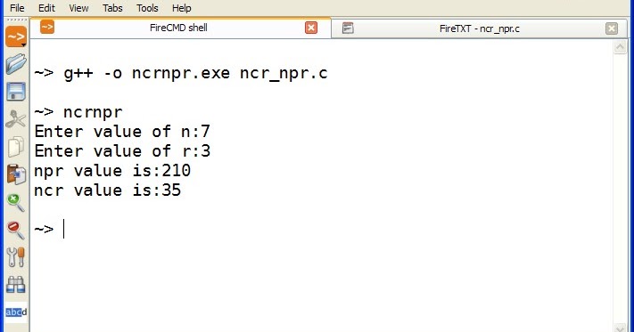 C program to find nCr and nPr (Combinations and Permutations) C program to find nCr and nPr (Combinations and Permutations)