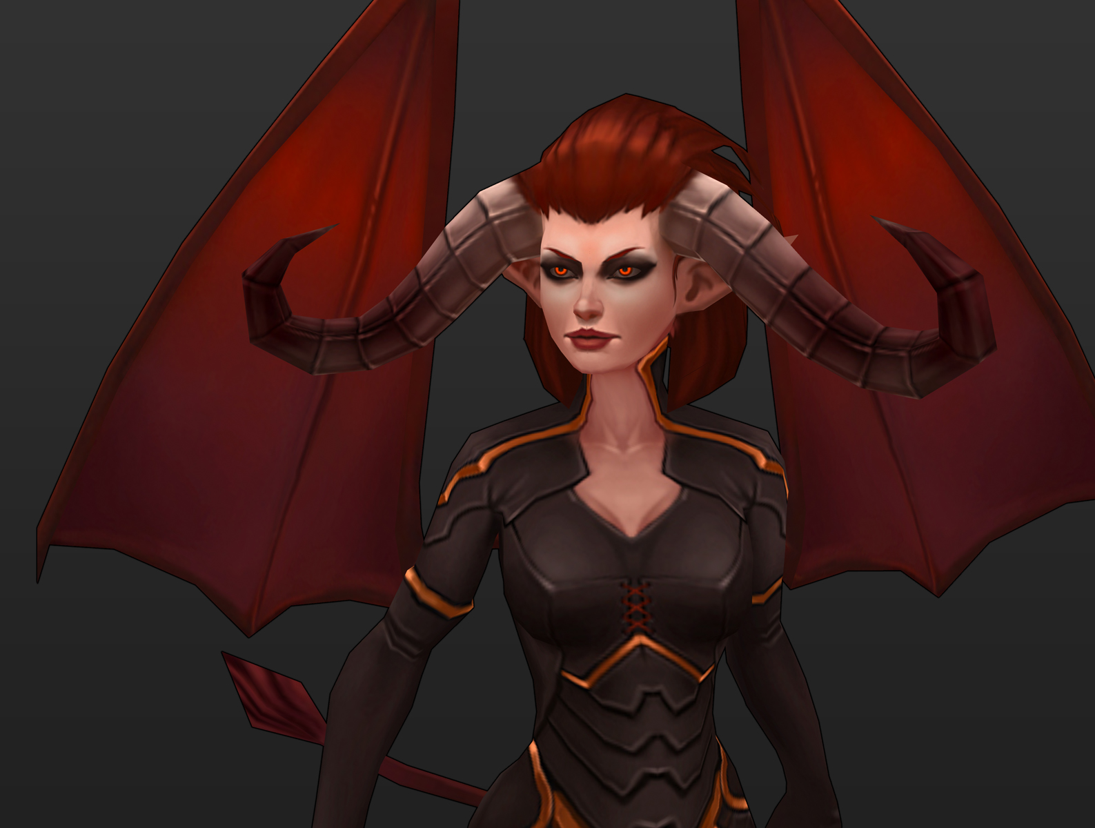 Demon babe — polycount