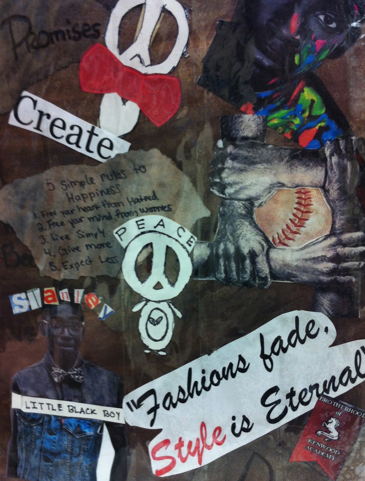Project ART-A-DAY: Lesson: Elements and Identity Sketchbook Cover