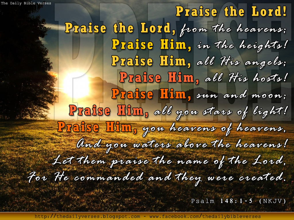 Daily Bible Verses Psalm 148 1 5 daily-bible-verses-psalm-148-1-5