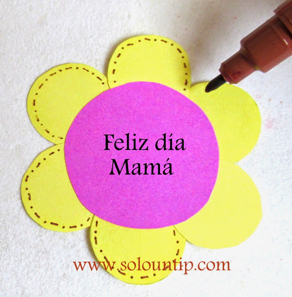 Manualidades fáciles para niños en el día de la madre ~ Solountip.com