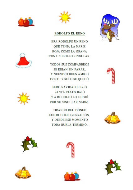 MIENTRAS APRENDO ME DIVIERTO: RODOLFO EL RENO /RUDOLPH THE RED-NOSED ...