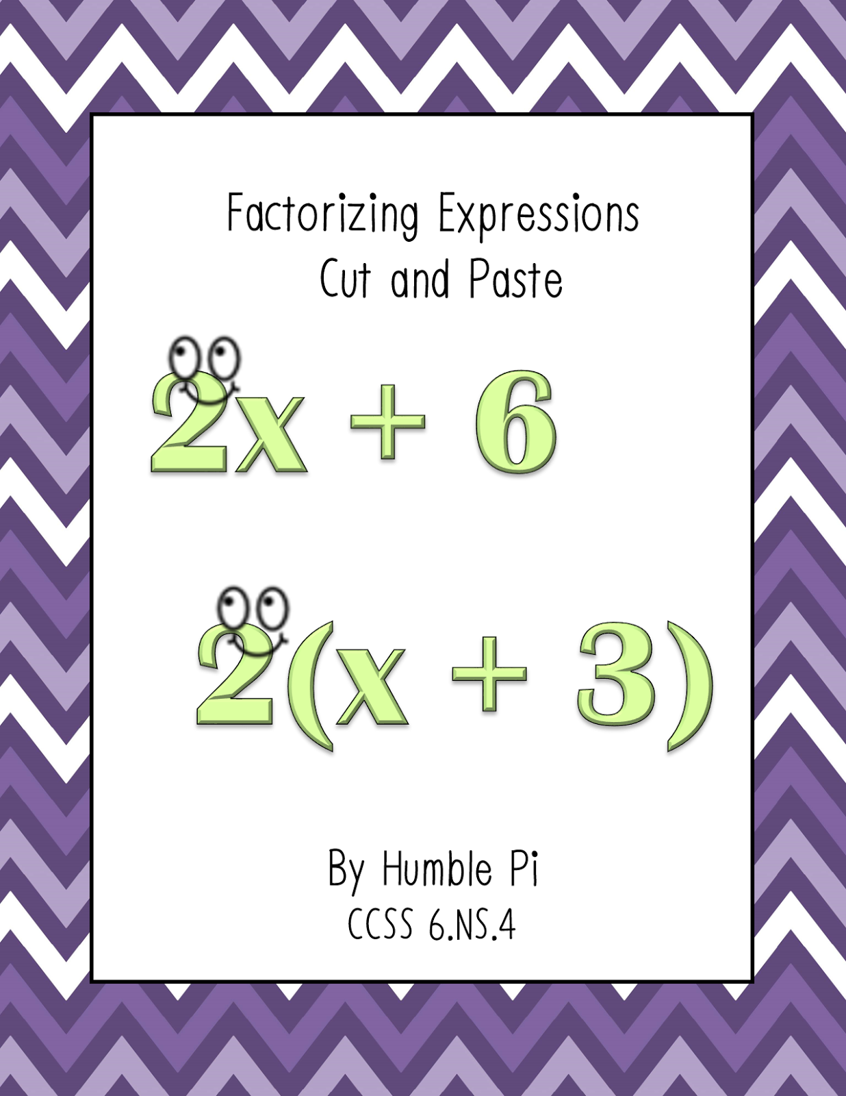 The Best of Teacher Entrepreneurs II: New! Factorizing Expressions Cut ...