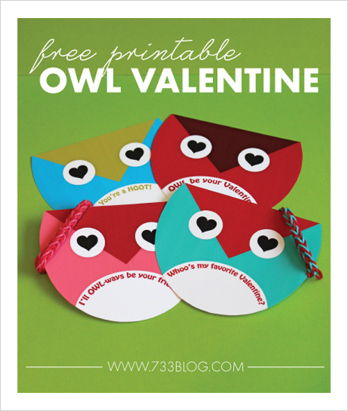 My Owl Barn: 5 Adorable Valentine Printables