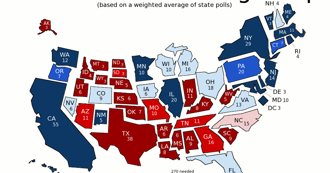 Frontloading HQ: The Electoral College Map (9/4/12)