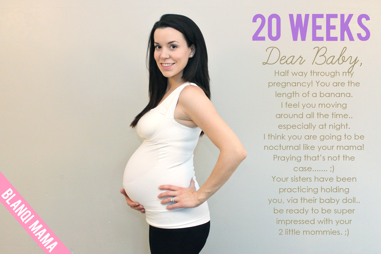 Baby Book- 19, 20 & 21 Week Bumps – At Home With Natalie