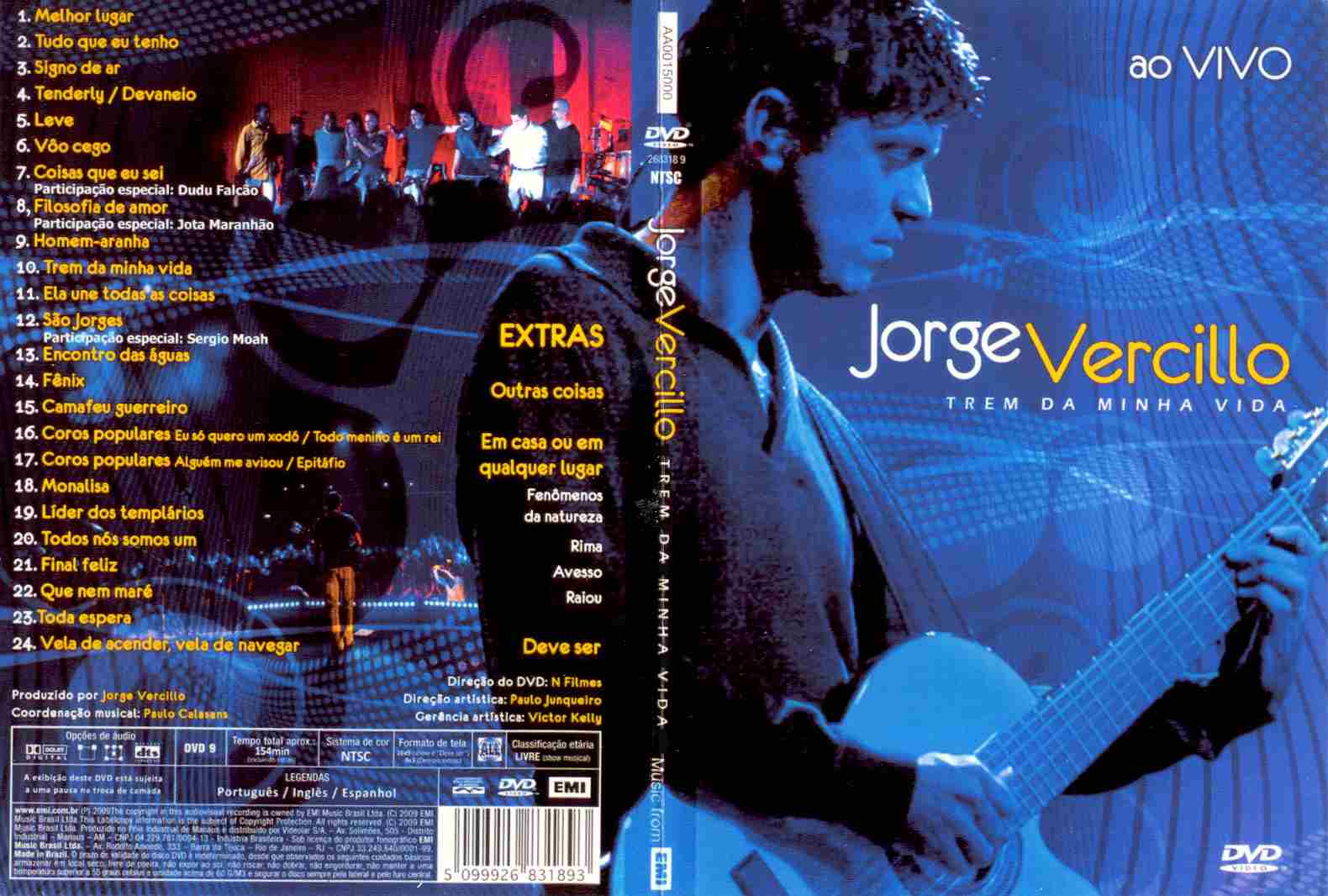 Capa Jorge Vercilo - Trem da Minha Vida:Covers Filmes