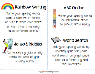 Spelling Task Cards & a $25 Target Gift Card Giveaway!! | TheHappyTeacher