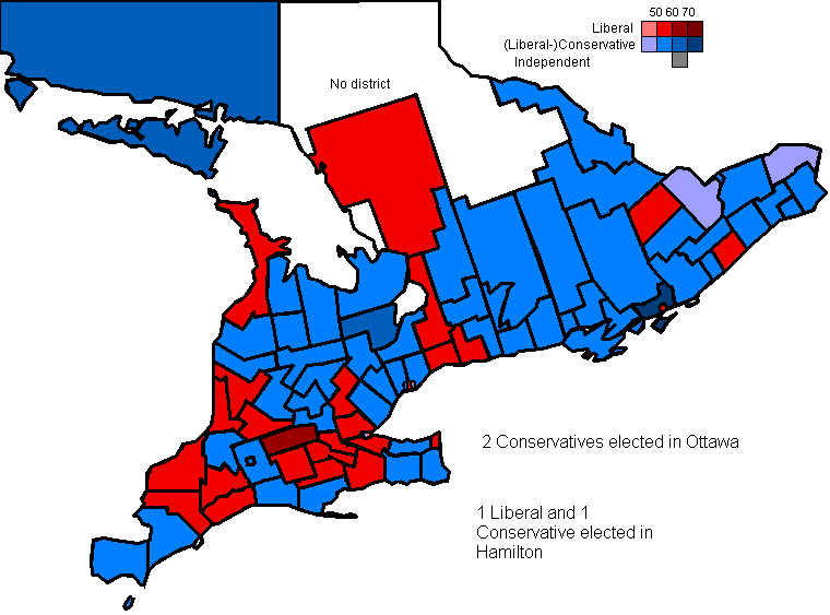 Canadian Election Atlas: Ontario federal election maps (1867-1911) Canadian Election Atlas: Ontario federal election maps (1867-1911)
