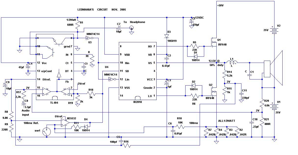 AMC SOUND PRO: SCEMATIC