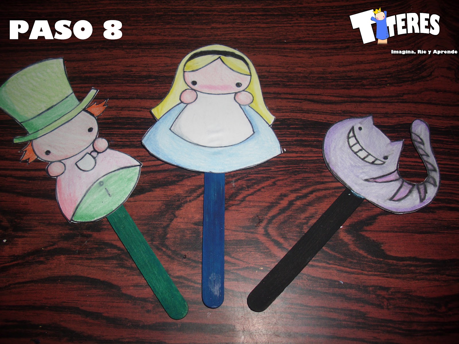 Títeres: Imagina, Ríe y Aprende.: TITERE PLANO (como elaborarlo)