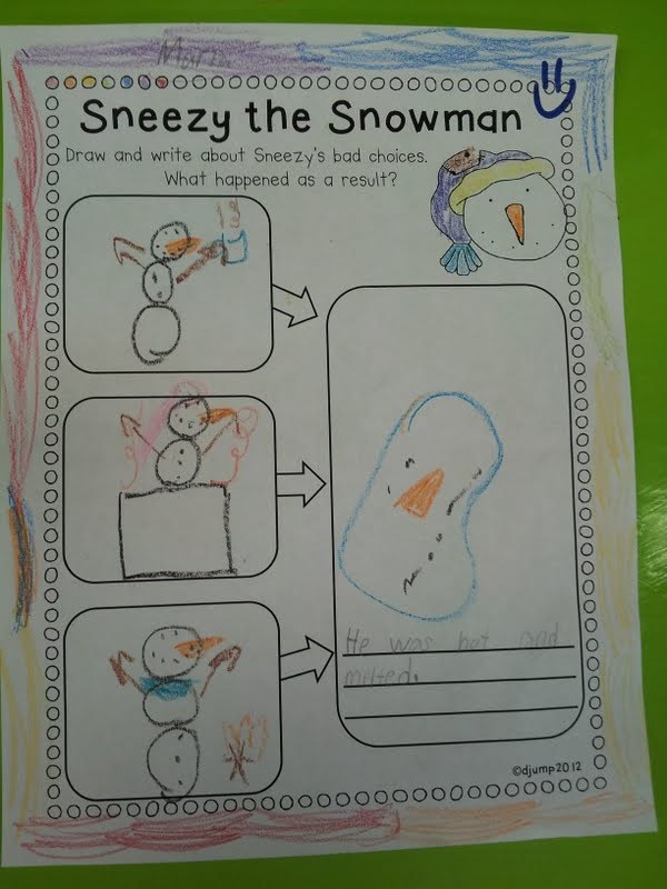 Sneezy the Snowman unit and Freebie | Mrs Jump's class | Bloglovin’