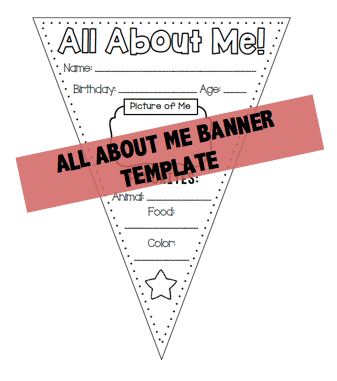 The Lovely Lightbulb: All About Me Banner