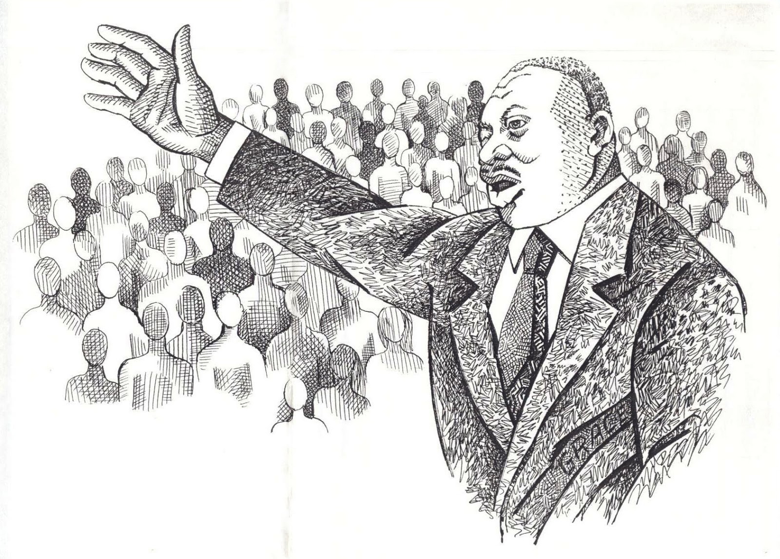 The Talking Artist Martin Luther King Jr Illustration the-talking-artist-martin-luther-king-jr-illustration