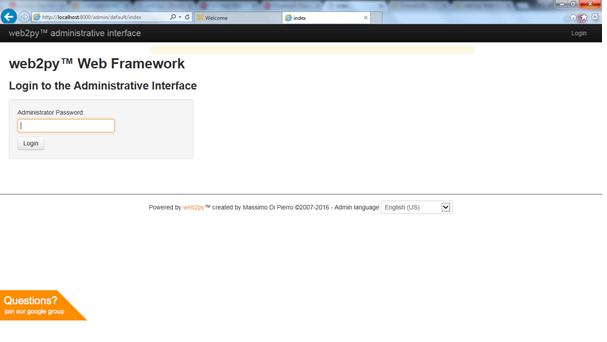 Learn and shine: Getting started with web2py framework