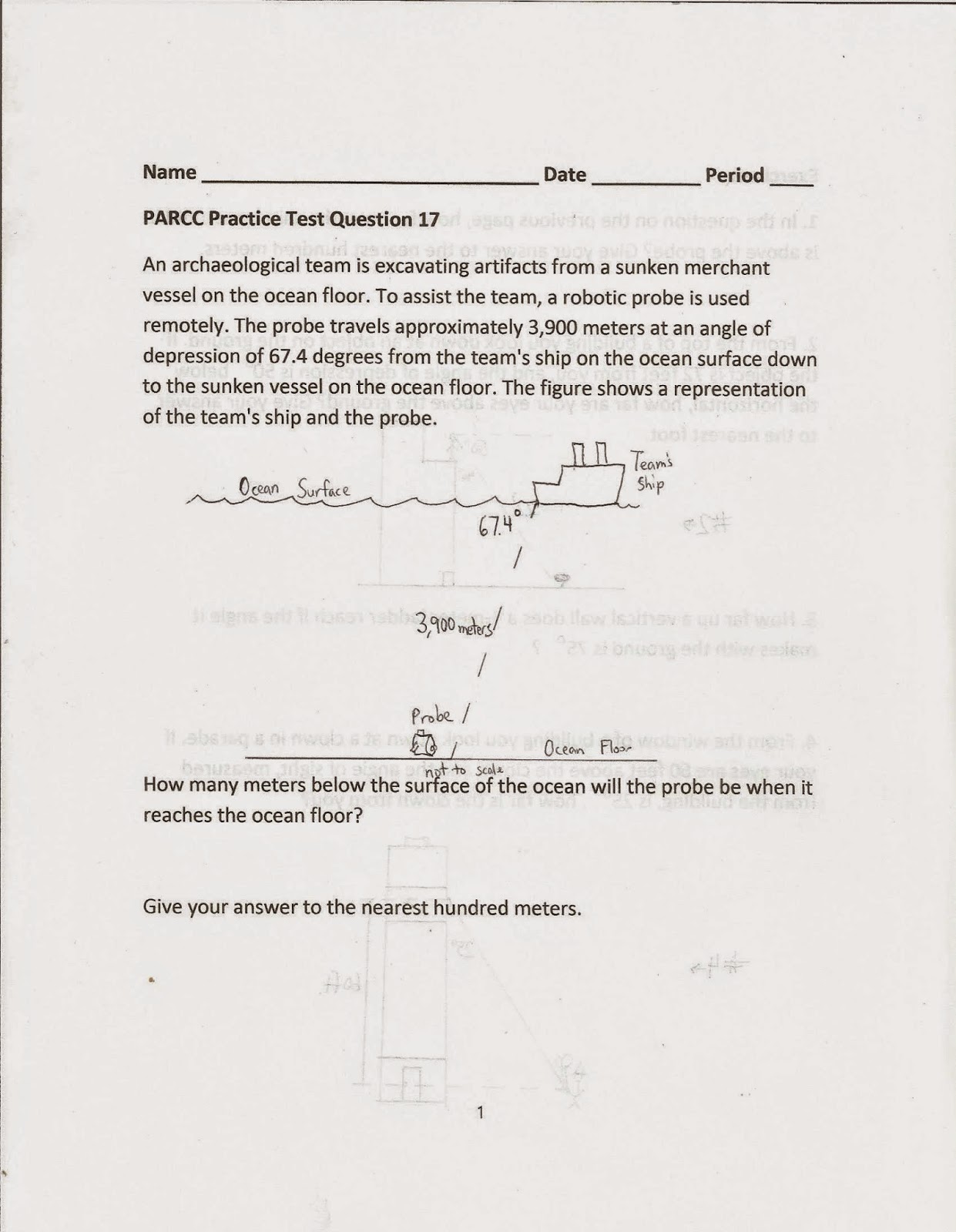 Geometry, Common Core Style: PARCC Practice Test Question 17 (Day 162)