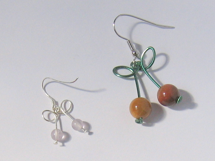 Cute Cherry Earrings Tutorial