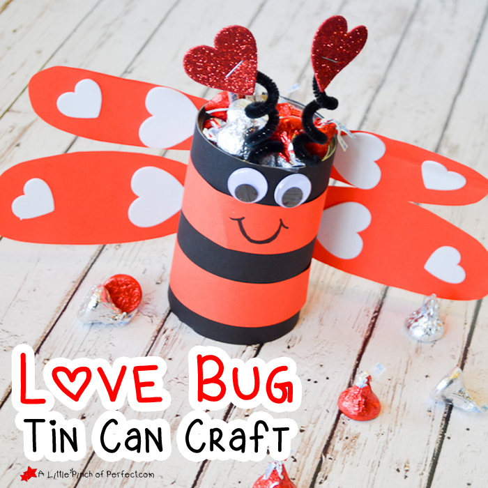 Love Bug Craft for Valentines - A Little Pinch of Perfect