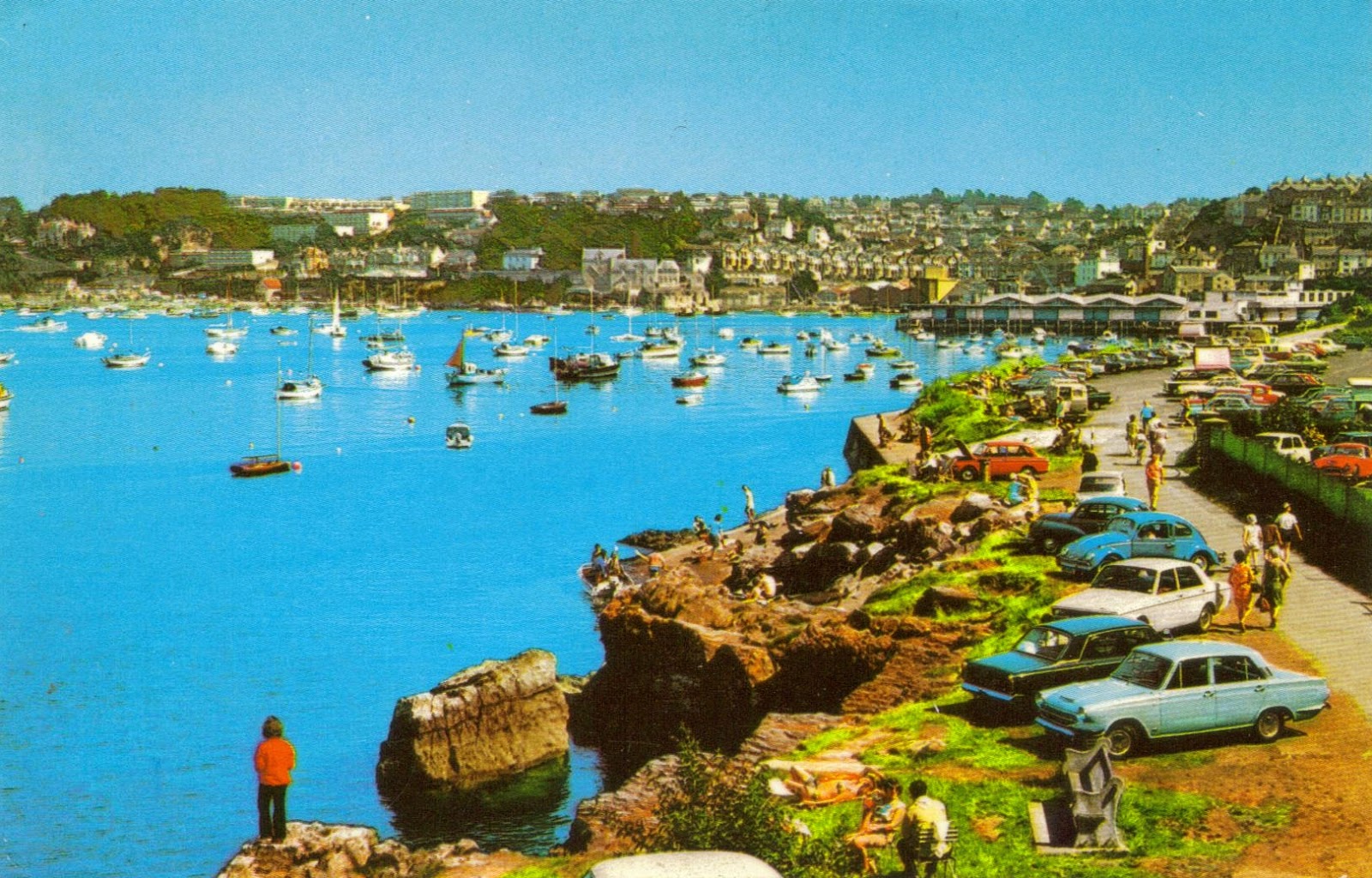 Postcards And Viewcards 1972 Postcard Brixham Devon England postcards-and-viewcards-1972-postcard-brixham-devon-england