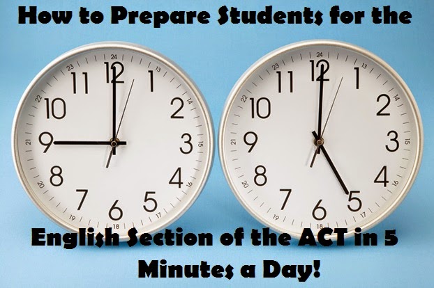 One Less Headache: How to Prepare Students for the English Section of ...
