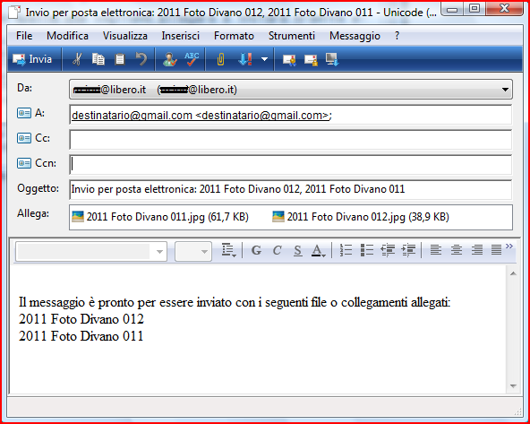 Appunti per il Gruppo Computer: Allegare una foto ad un messaggio e-mail Appunti per il Gruppo Computer: Allegare una foto ad un messaggio e-mail