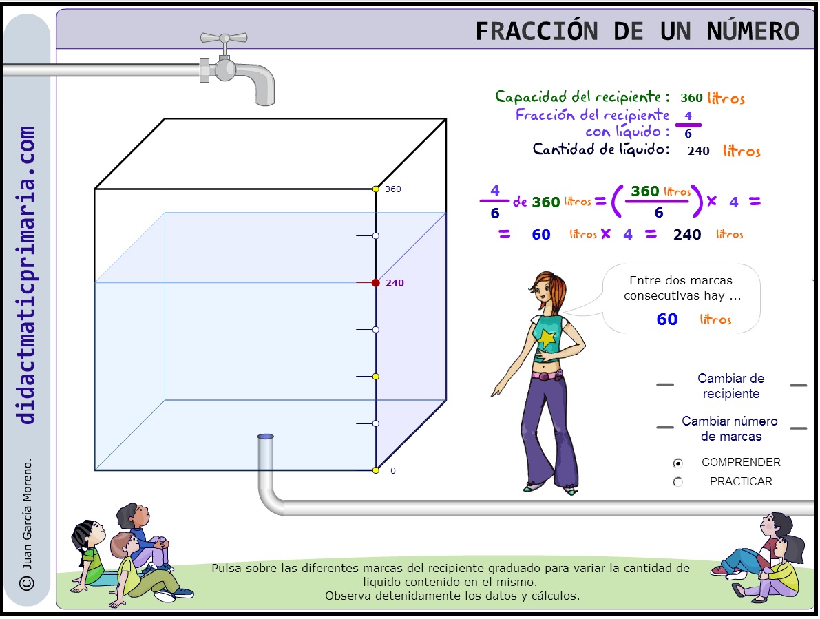 Fracción de un número - CEIP José Calderón