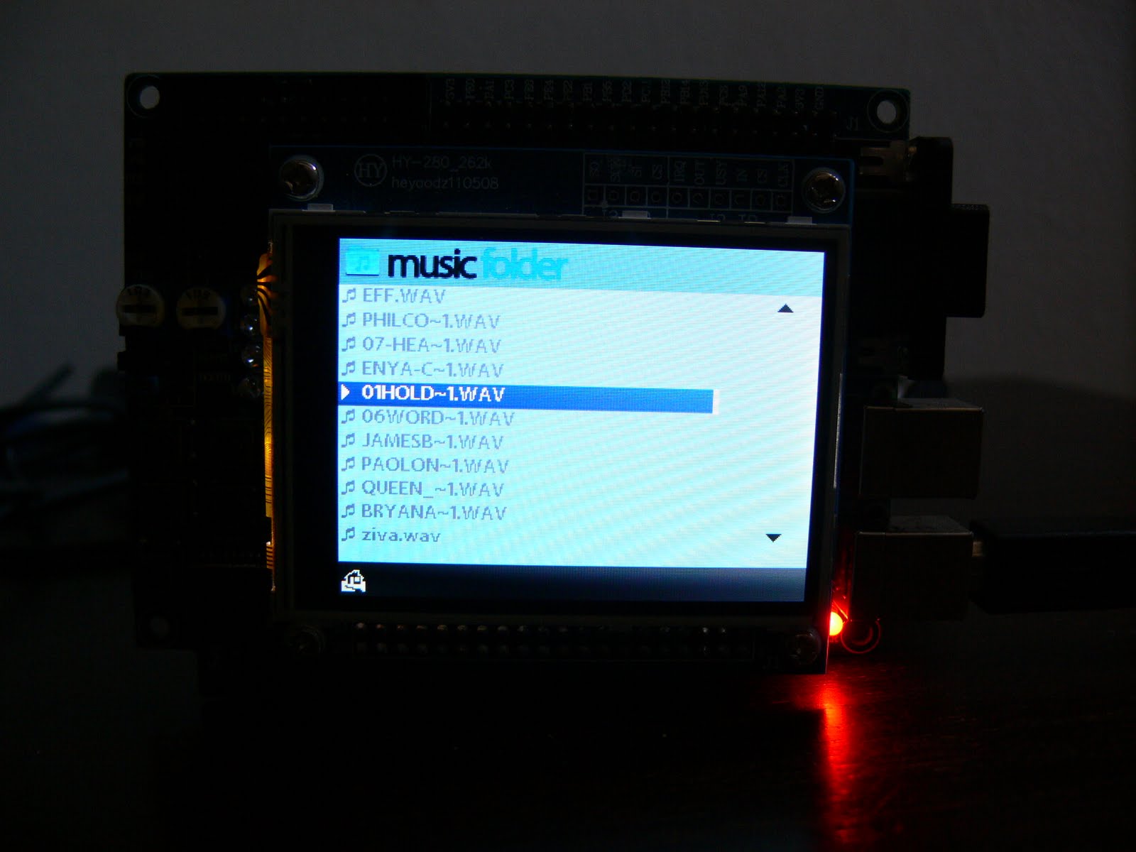 embedded project: STM32: microSD Wav audio player with touchscreen embedded project: STM32: microSD Wav audio player with touchscreen