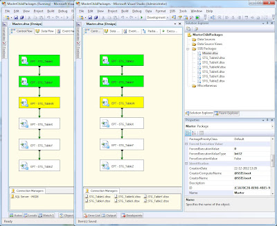 Microsoft SQL Server Integration Services: Master Child packages - Part 3: Project reference